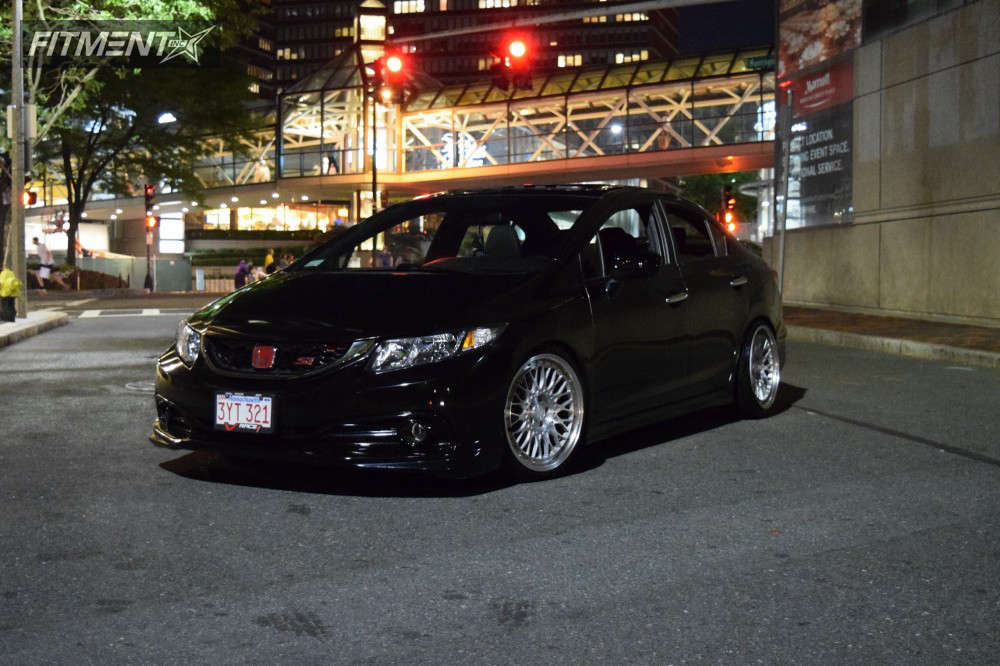 2015 Honda Civic Si with 18x8.5 VIP Modular VRC 110 and Nankang 205x40 ...