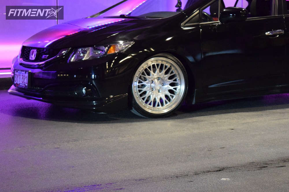 2015 Honda Civic Si with 18x8.5 VIP Modular VRC 110 and Nankang 205x40 ...
