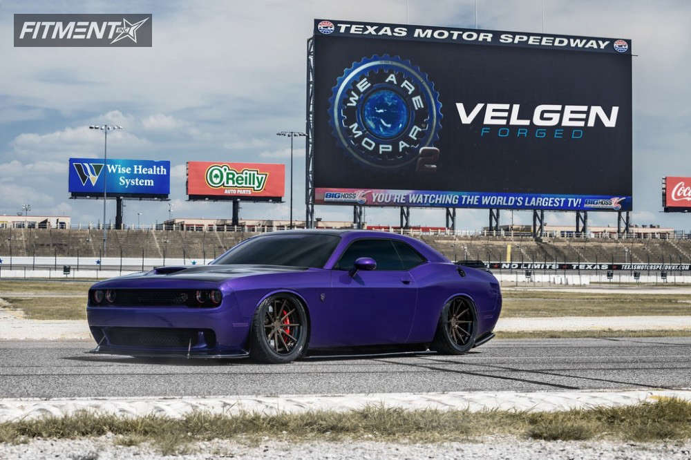 2016 Dodge Challenger SRT Hellcat with 20x9.5 Velgen VFMP10 and Nitto ...