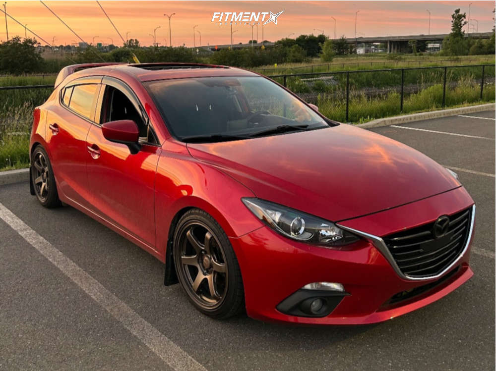 2014 Mazda 3 Sport GS with 18x8.5 Superspeed Rf06rr and Momo 225x40 on ...