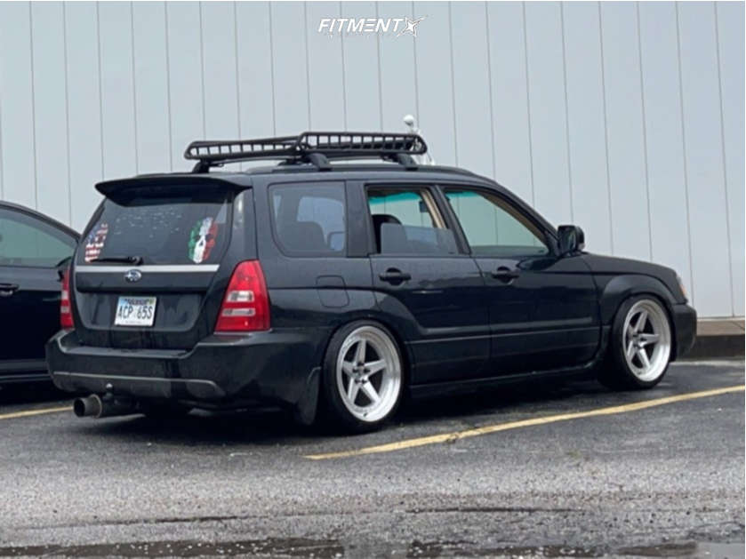 2003 Subaru Forester X with 18x9.5 Aodhan Ds05 and Ironman 235x40 on ...