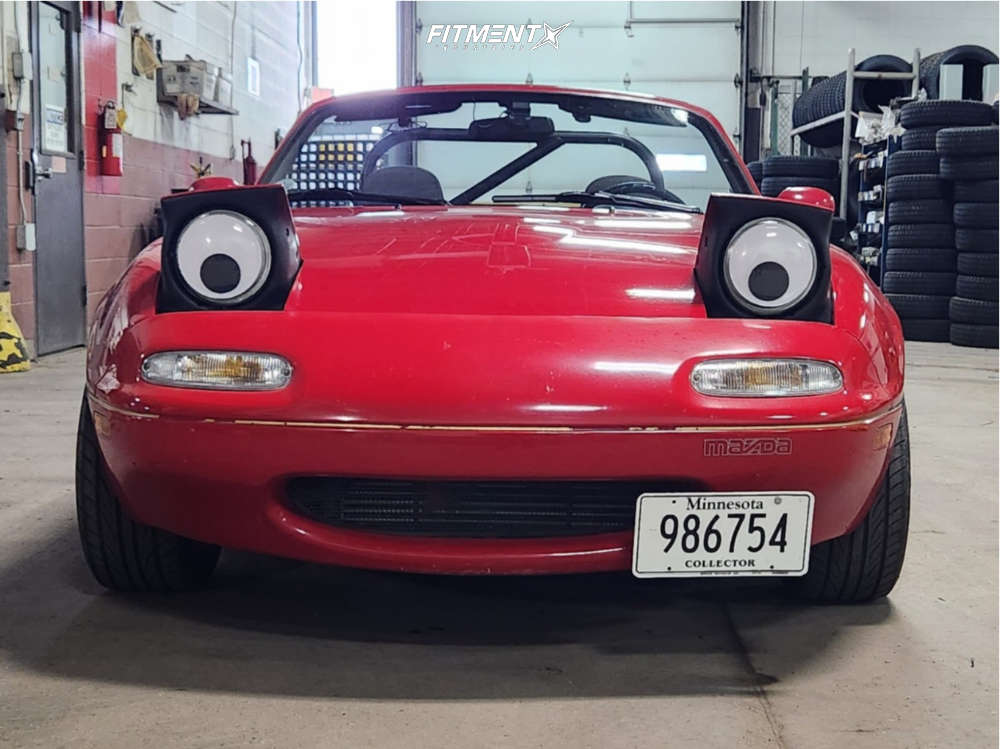 1992 Mazda Miata Base with 15x7.5 Konig Candy and Yokohama 195x55 on ...
