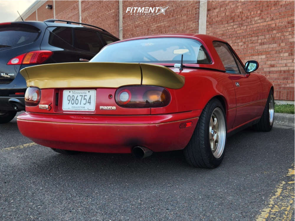 1992 Mazda Miata Base with 15x7.5 Konig Candy and Yokohama 195x55 on ...