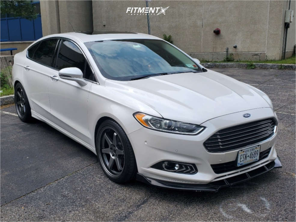 2014 Ford Fusion Titanium with 19x8.5 Vors Tr37 and Groundspeed 235x45 ...