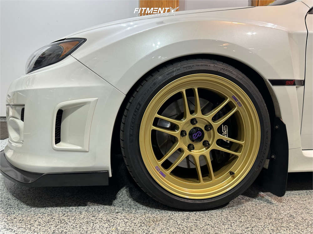 2011 Subaru Impreza WRX STI with 18x9.5 Enkei Rpf1 and Michelin 255x35 on Coilovers | 2700749 ...