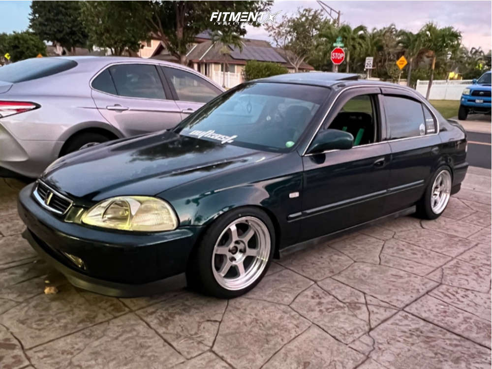 1998 Honda Civic EX with 16x8 MST Time Attack and Nitto 205x45 on ...