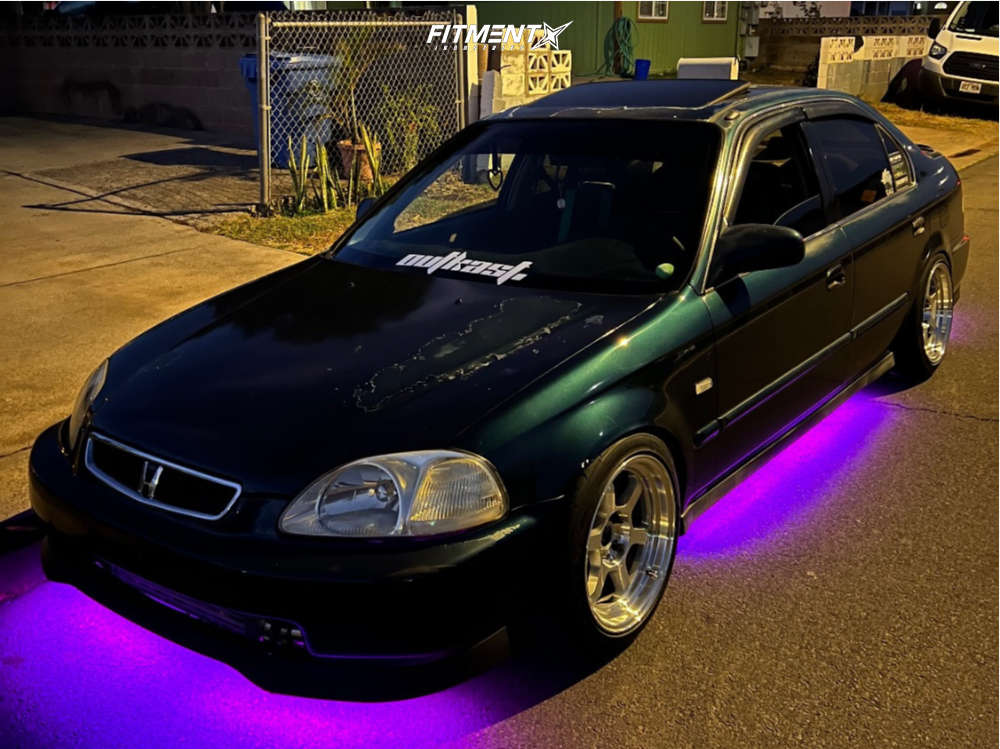 1998 Honda Civic EX with 16x8 MST Time Attack and Nitto 205x45 on ...