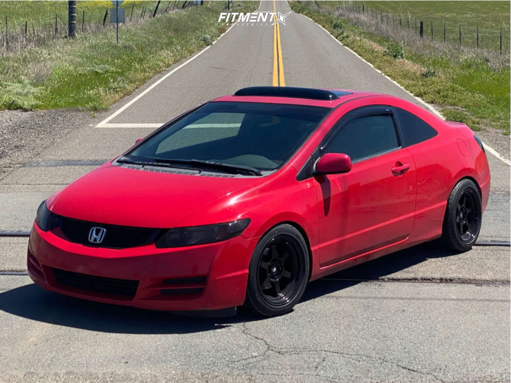 2009 Honda Civic EX with 16x8 MST Time Attack and Nitto 205x50 on ...