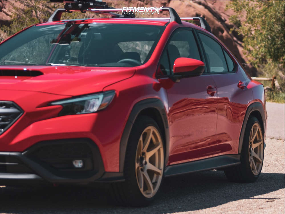 2022 Subaru WRX Premium with 18x9.5 Motegi Mr154 and Dunlop 245x40 on ...