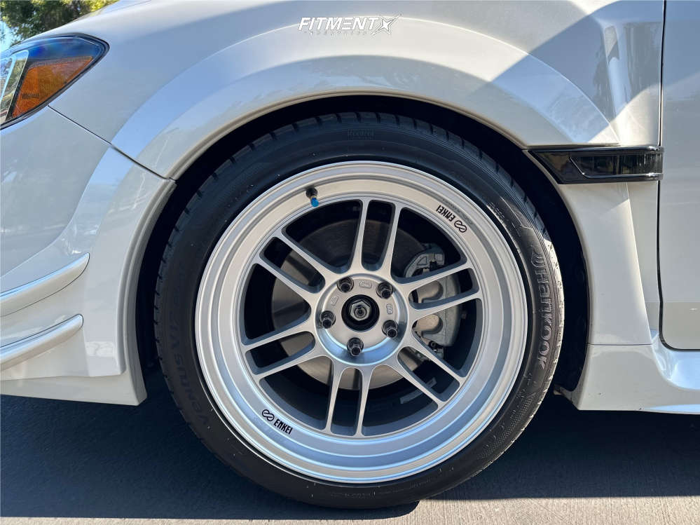 2021 Subaru WRX Limited with 18x9.5 Enkei Rpf1rs and Hankook 265x35 on Coilovers | 2702318 ...