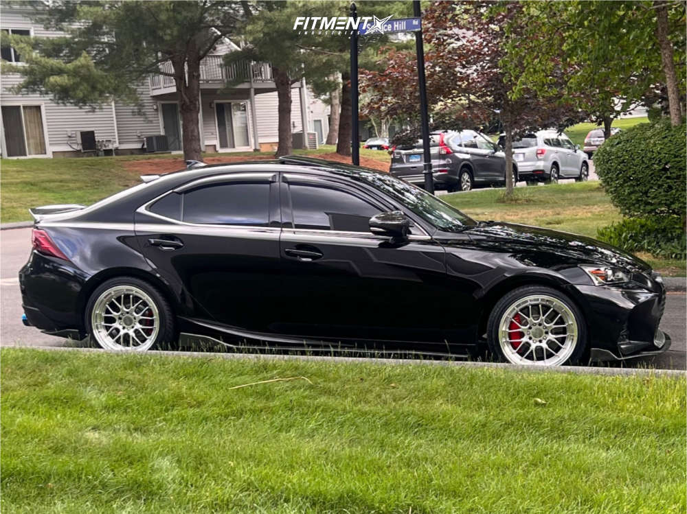2017 Lexus IS300 Base with 18x8.5 F1R F21 and Summit 225x40 on Stock ...