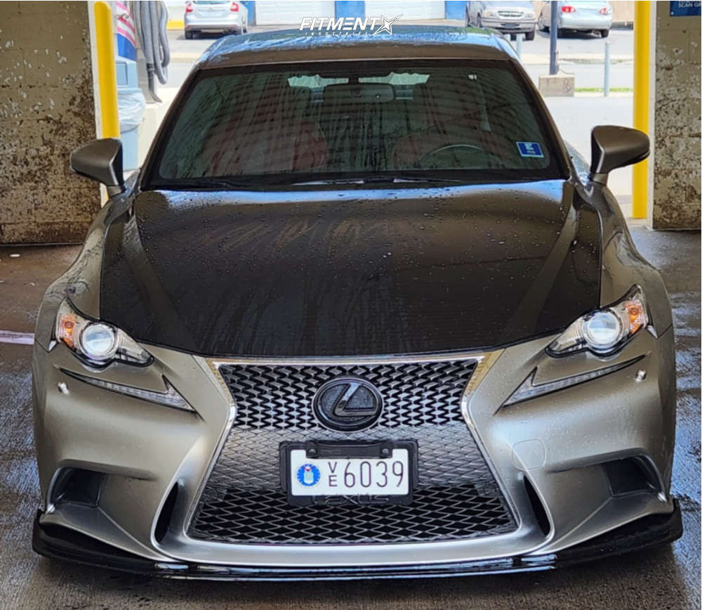 2014 Lexus IS350 F Sport with 18x8.5 Enkei Raijin and Nitto 235x40 on ...