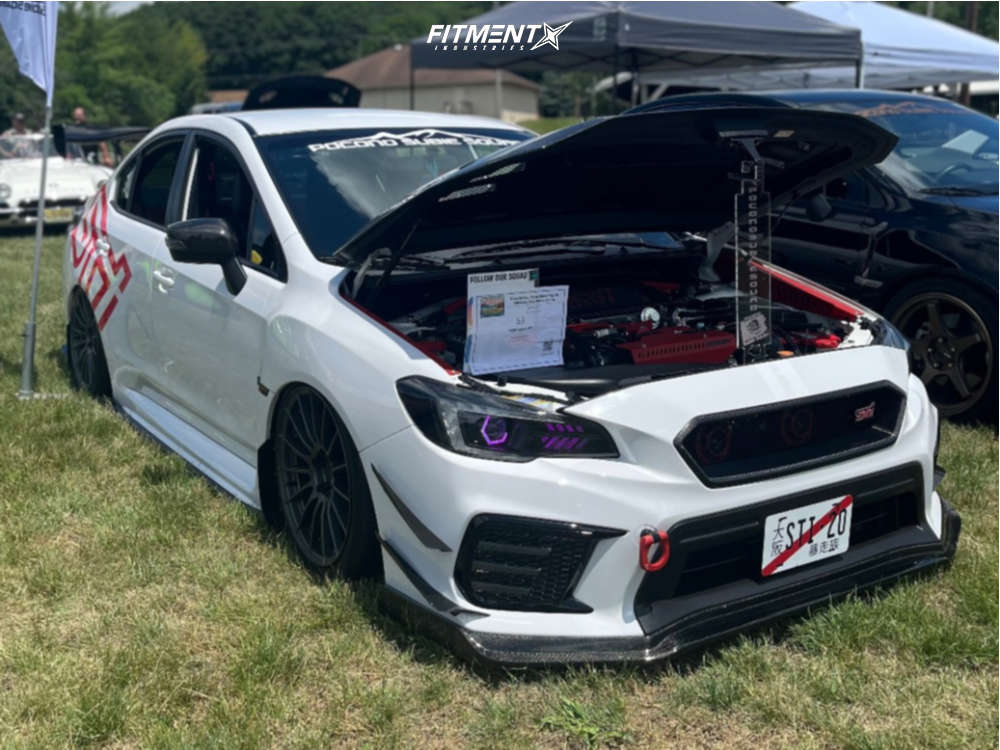 2020 Subaru WRX STI Limited with 18x9 Enkei Rs05-rr and Achilles 285x45 ...