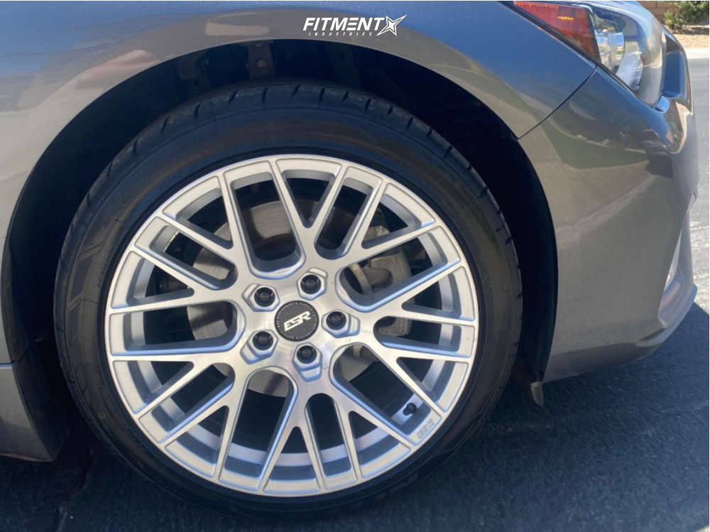 2019 INFINITI Q50 Luxe with 18x9.5 ESR Rf11 and Nitto 245x40 on Stock ...