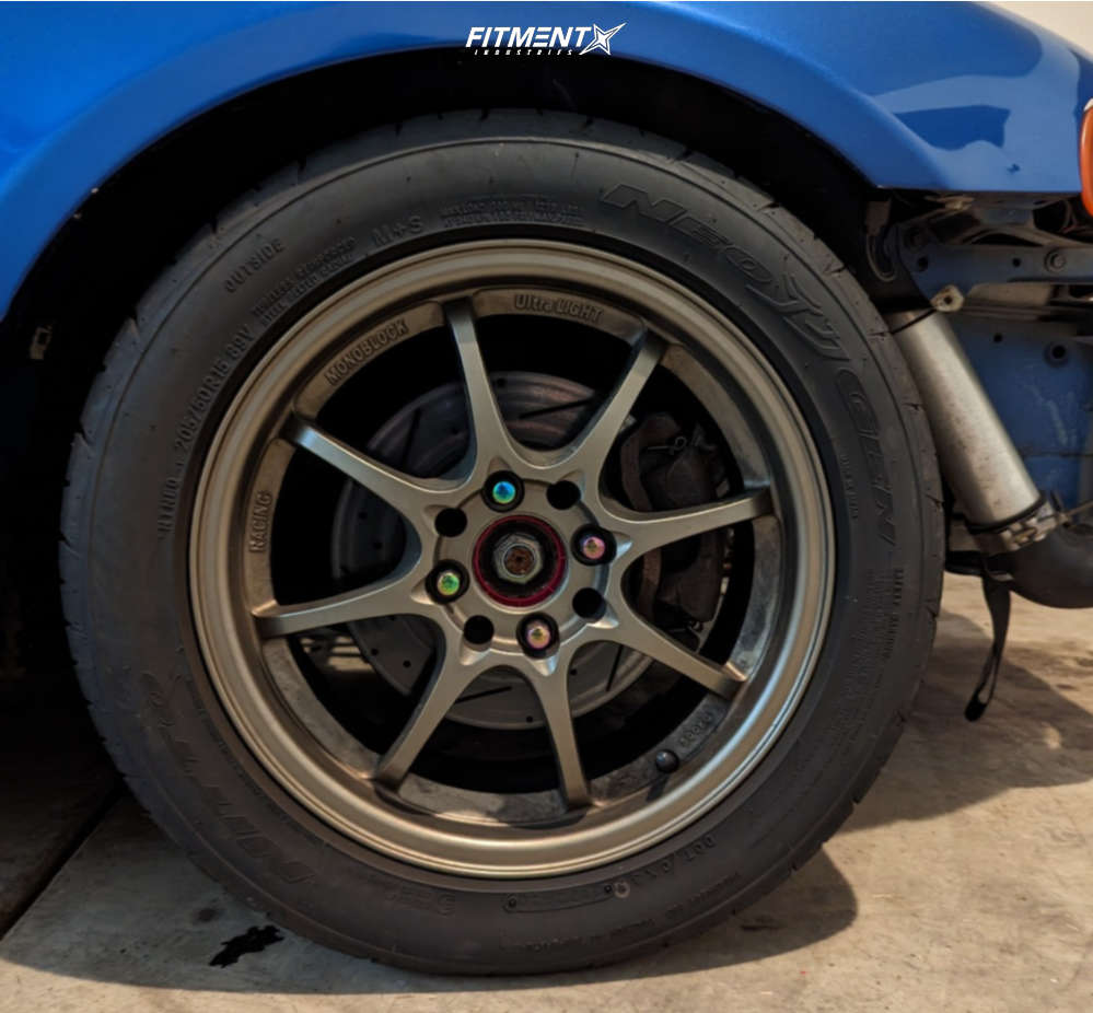 1994 Honda Civic CX with 15x6.5 Konig Helium and Nitto 205x50 on ...