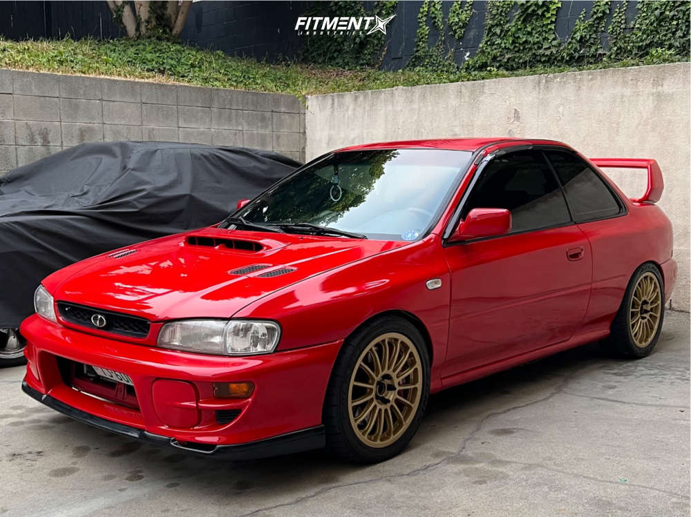 1995 Subaru Impreza L 4x4 with 17x7.5 OZ Racing Superturismo Gt and ...