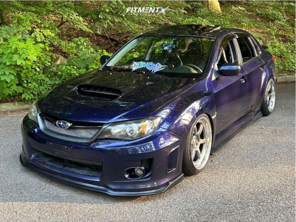 2011 Subaru Impreza WRX with 18x9.5 Kansei Roku and Sailun 225x40 on ...