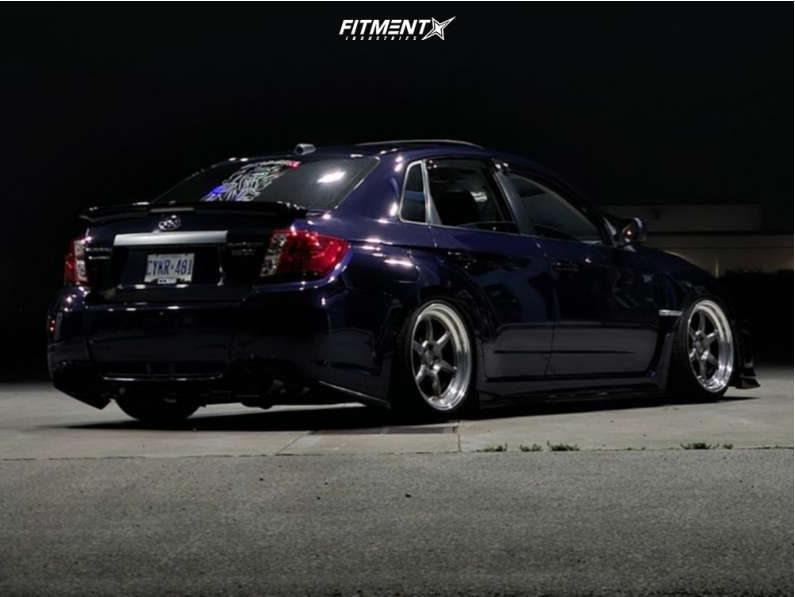 2011 Subaru Impreza WRX with 18x9.5 Kansei Roku and Sailun 225x40 on ...