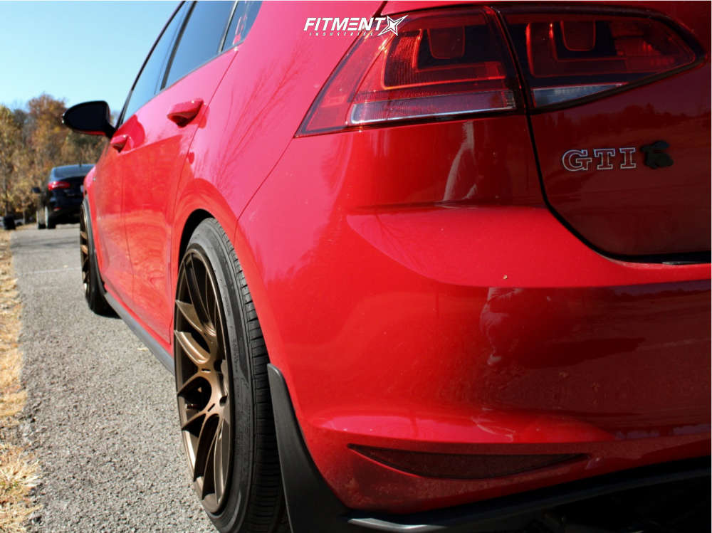 2017 Volkswagen GTI SE with 18x9.5 Aodhan Ah-x and Hankook 225x40 on ...