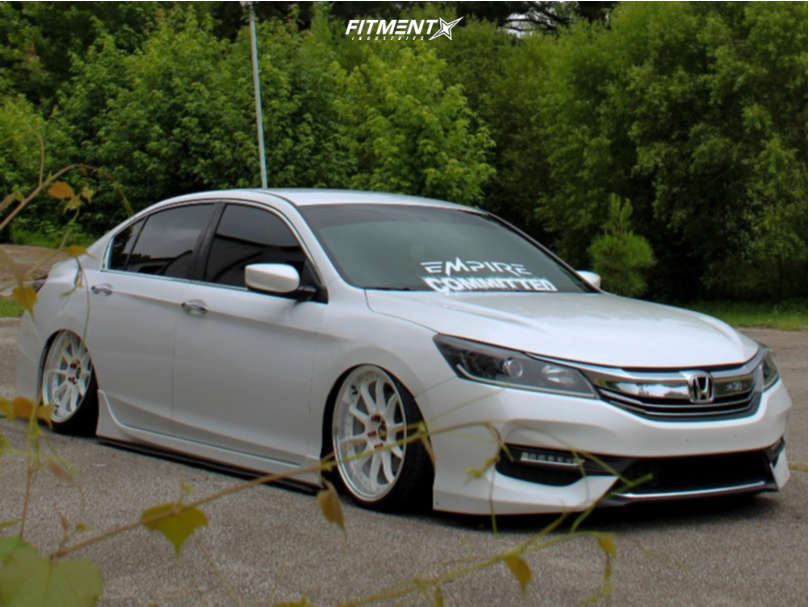 2017 Honda Accord Sport with 19x9.5 ESR Cs12 and Atlas 225x35 on Air ...