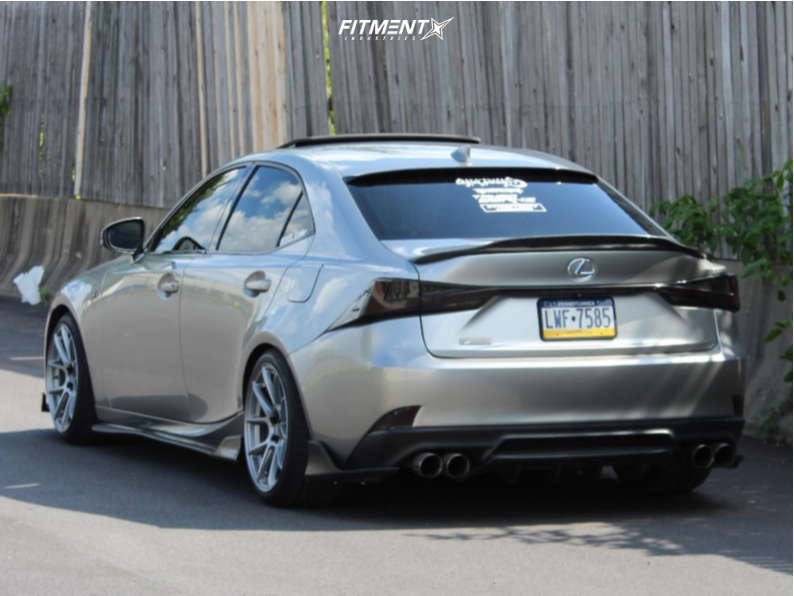 2018 Lexus IS300 F Sport with 18x9.5 Enkei Tsv and Continental 255x35 ...
