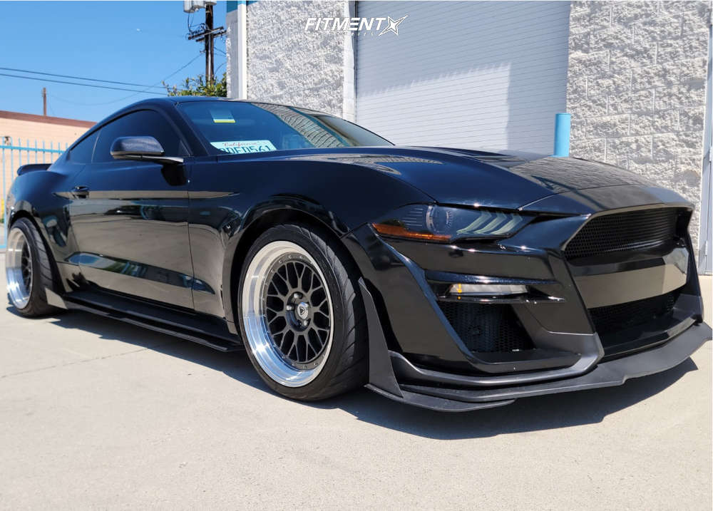 2016 Ford Mustang EcoBoost with 19x9.5 Vulcan Wheels MSH and Federal ...