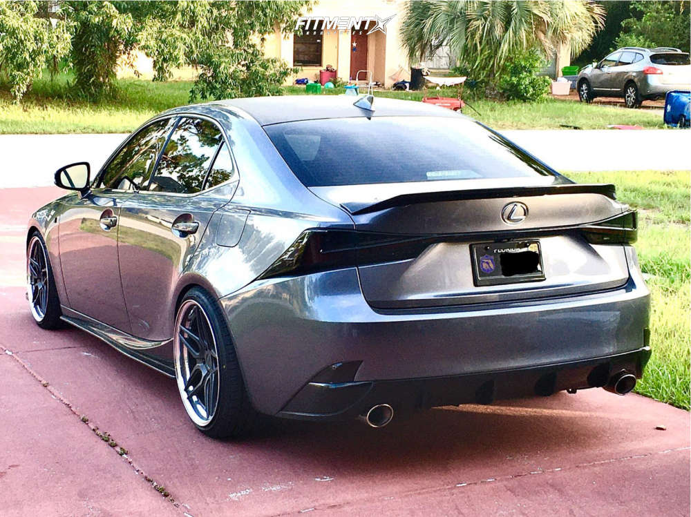 2016 Lexus IS350 F Sport with 19x8.5 ESR ES15 and Lexani 225x35 on ...