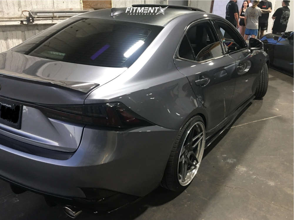 2016 Lexus IS350 F Sport with 19x8.5 ESR ES15 and Lexani 225x35 on ...