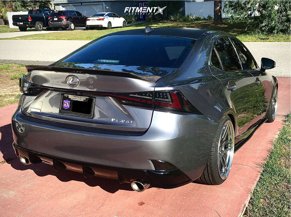 2016 Lexus IS350 F Sport with 19x8.5 ESR ES15 and Lexani 225x35 on ...