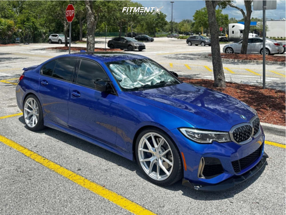 2020 BMW M340i Base with 19x8.5 Aodhan Aff7 and Continental 235x35 on ...