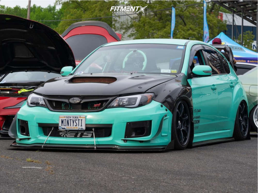 2008 Subaru Impreza WRX STI with 18x8 Yokohama RG2 and Toyo Tires ...