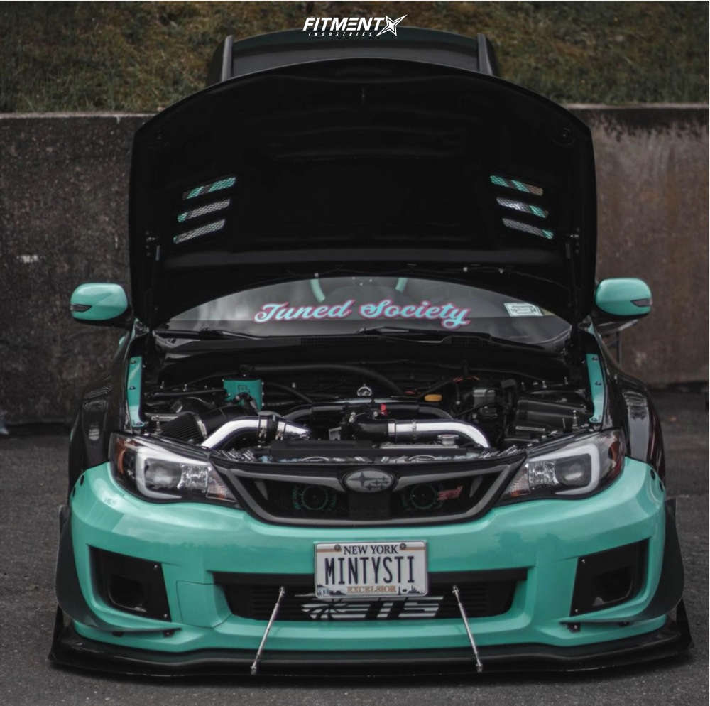 2008 Subaru Impreza WRX STI with 18x8 Yokohama RG2 and Toyo Tires ...