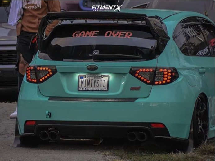 2008 Subaru Impreza WRX STI with 18x8 Yokohama RG2 and Toyo Tires ...