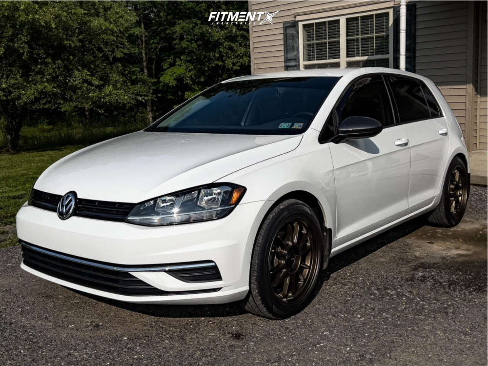 2018 Volkswagen Golf S with 18x8.5 Konig Hypergram and Hankook 225x45 ...