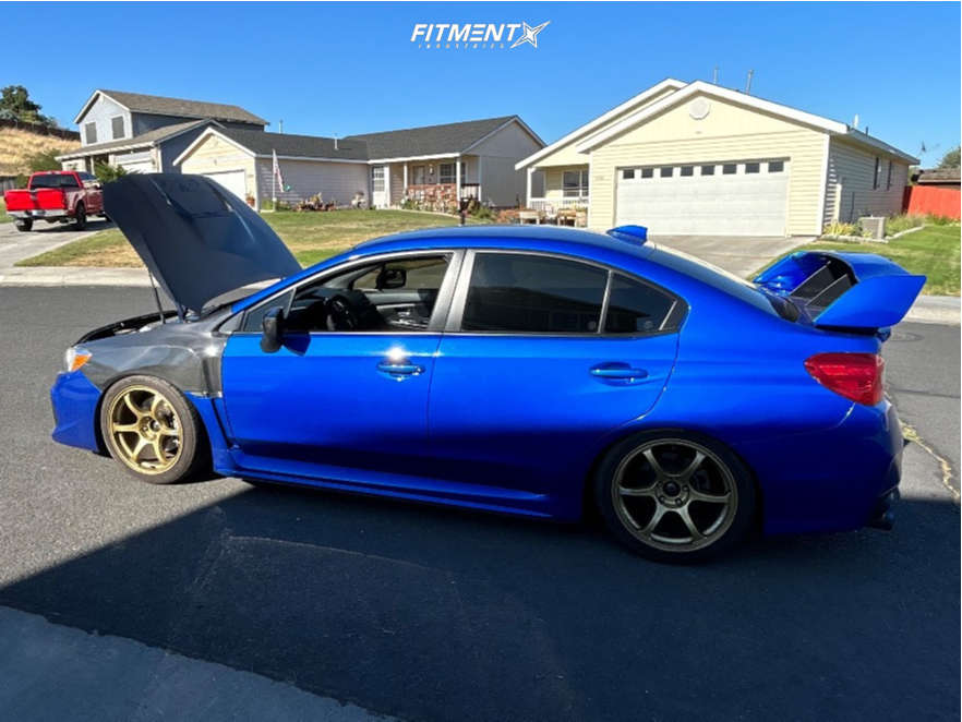 2019 Subaru WRX Base with 18x9.5 Advan Racing Rg-d2 and Federal 245x40 ...