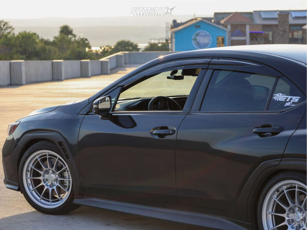 2022 Subaru WRX Limited with 18x9.5 Enkei Nt03m and Dunlop 245x40 on ...
