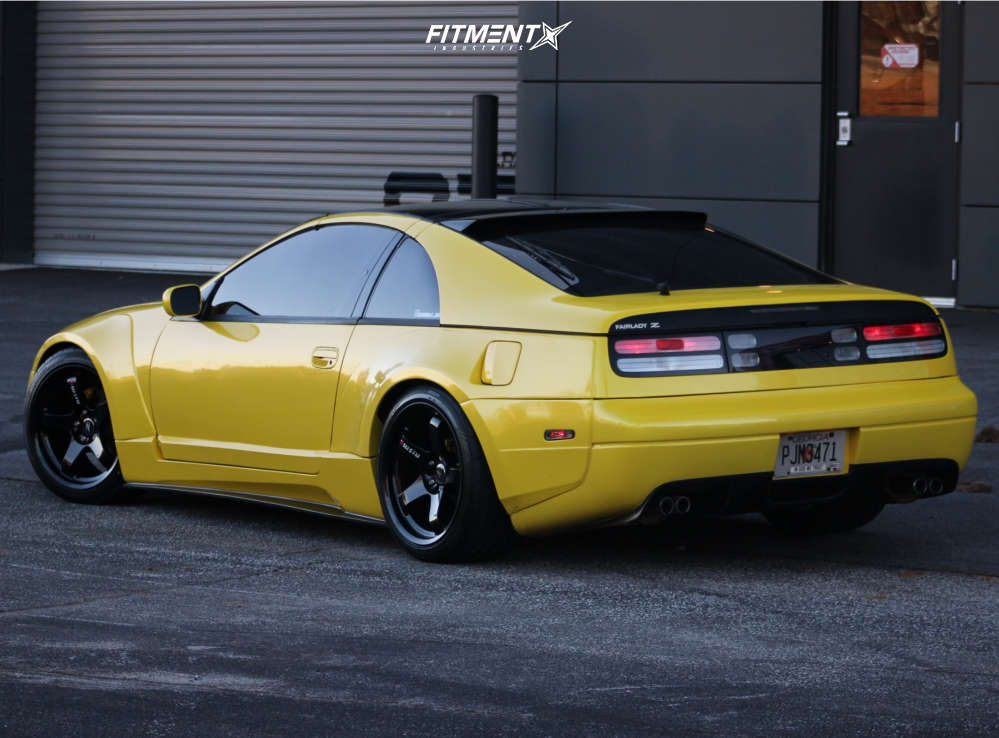 1993 Nissan 300ZX 2 2 with 18x9.5 Rays Engineering Nismo Lmgt4 and ...
