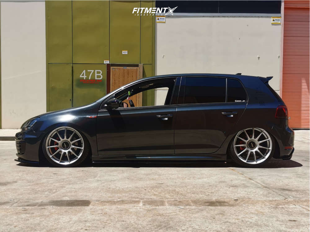 2011 Volkswagen GTI Base with 19x8.5 Rotiform Dtm and Pirelli 225x35 on ...