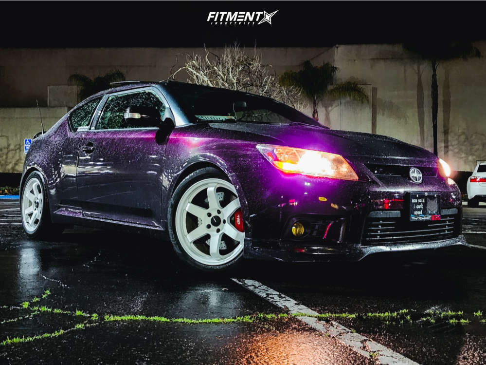 2013 Scion TC Base with 18x8.5 AVID1 AV6 and Hankook 235x45 on Lowering ...