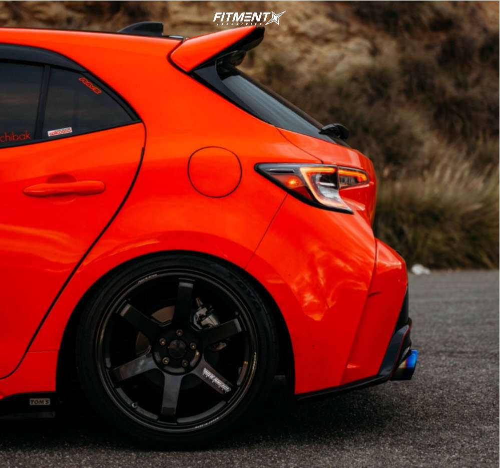 2019 Toyota Corolla SE with 18x9.5 Volk Te37 Saga and Toyo Tires 255x35 ...