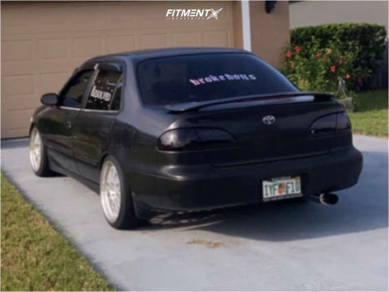 1998 Toyota Corolla LE with 17x8 Aodhan Ah02 and Vercelli 205x40 on ...