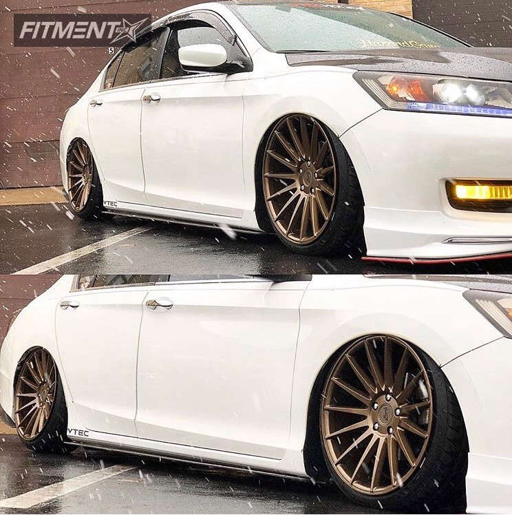 2014 Honda Accord Hybrid EX-L with 19x9.5 Niche Form and Nankang 225x35 ...