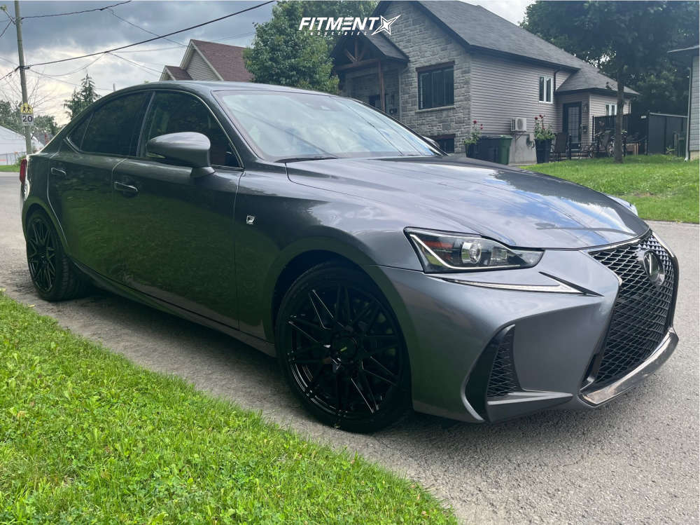 2017 Lexus IS300 F Sport with 18x8 Enkei Tms and Uniroyal 225x40 on ...