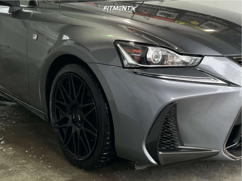 2017 Lexus IS300 F Sport with 18x8 Enkei Tms and Uniroyal 225x40 on ...
