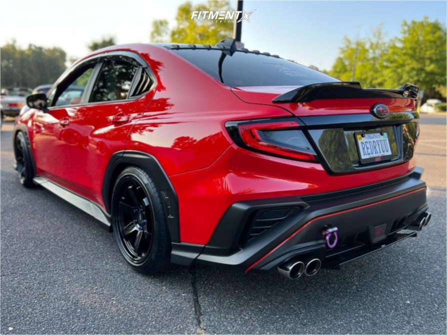 2022 Subaru WRX Premium with 18x9.5 AVID1 Av6 and Vercelli 245x40 on Lowering Springs | 2719411 ...
