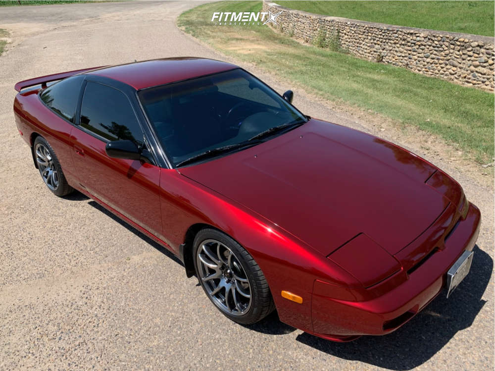 1990 Nissan 240SX SE with 17x8 Vors Tr4 and Cooper 215x45 on Coilovers ...
