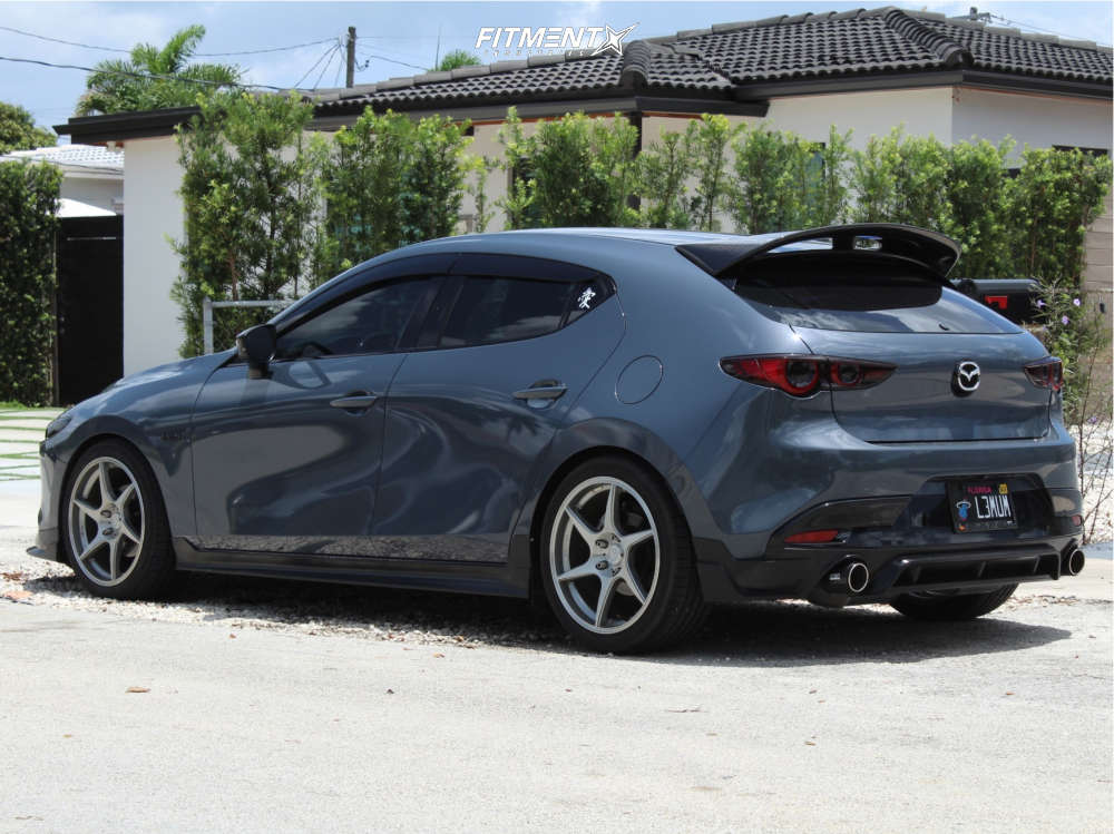 2022 Mazda 3 Carbon Edition with 18x8.5 Anovia Titan and Toyo Tires ...