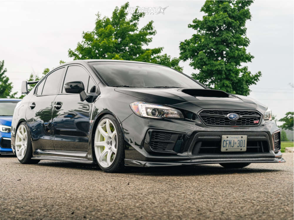 2021 Subaru WRX STI Limited with 18x9.5 Work Emotion T7r and Firestone ...