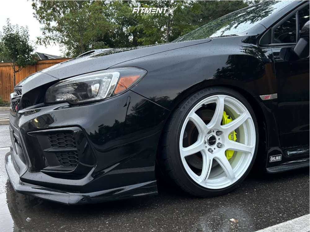 2021 Subaru WRX STI Limited with 18x9.5 Work Emotion T7r and Firestone ...