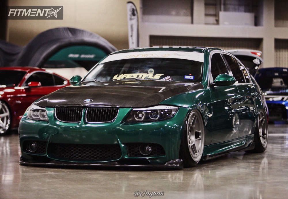 2007 BMW 335i Base with 19x9.5 Fifteen52 R43 and Nitto 225x35 on Air ...